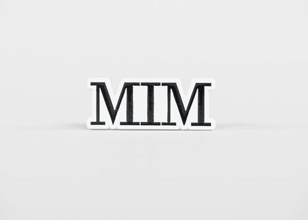 MIM Logo Enamel Pin - MIM Store Online