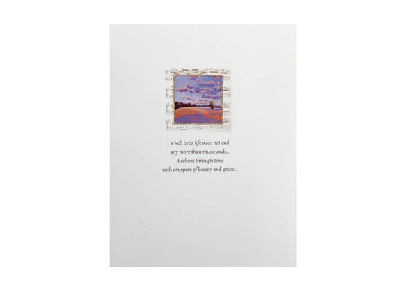 Music Sympathy Card - MIM Store Online