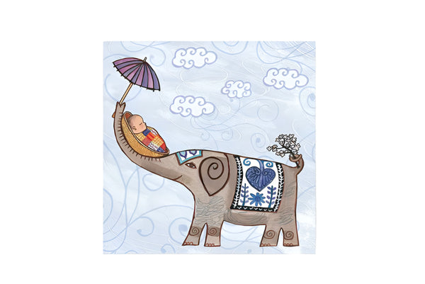 Baby Elephant Card - MIM Store Online